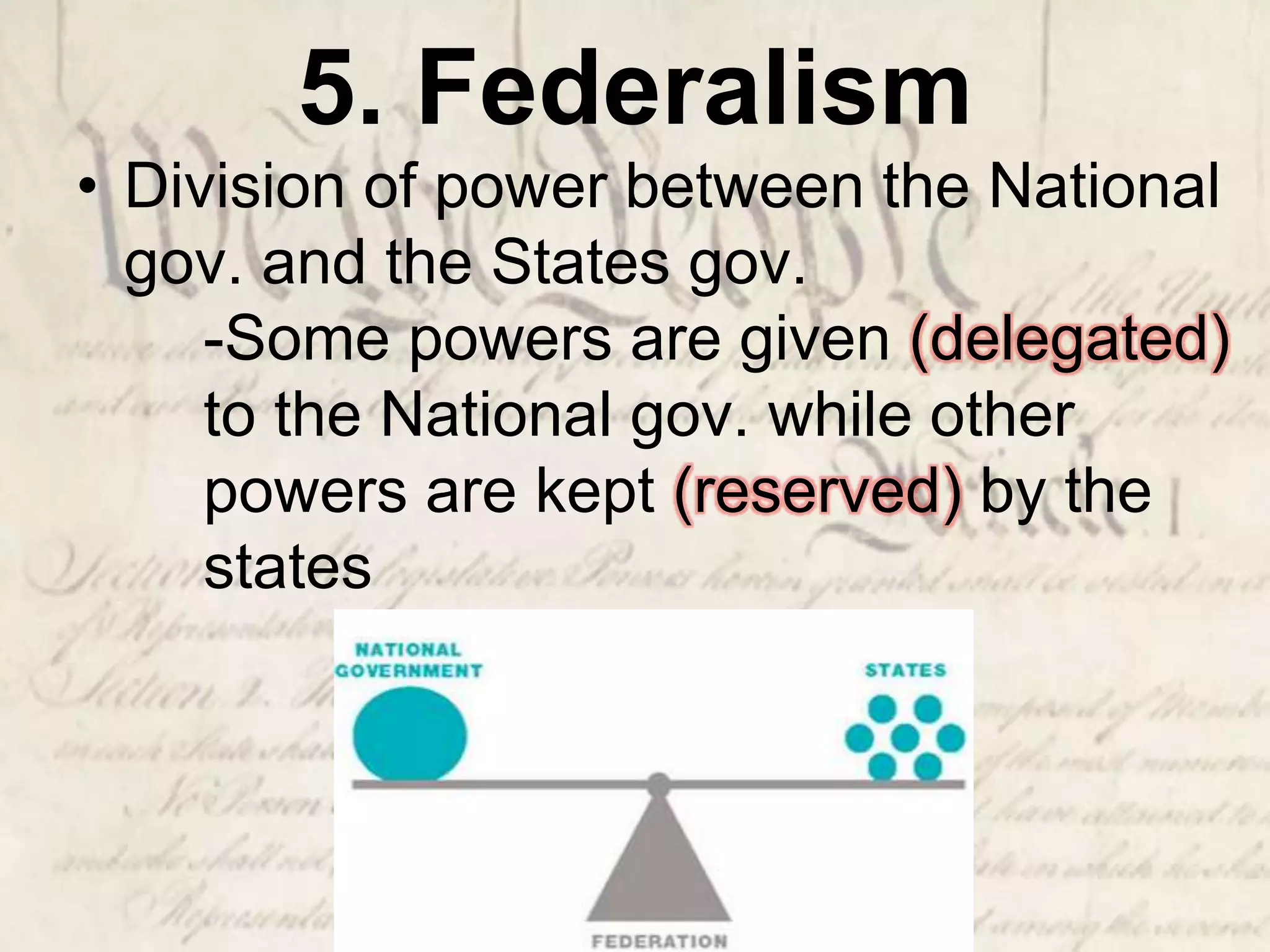 Hw#4 principles of the constitution | PPTX