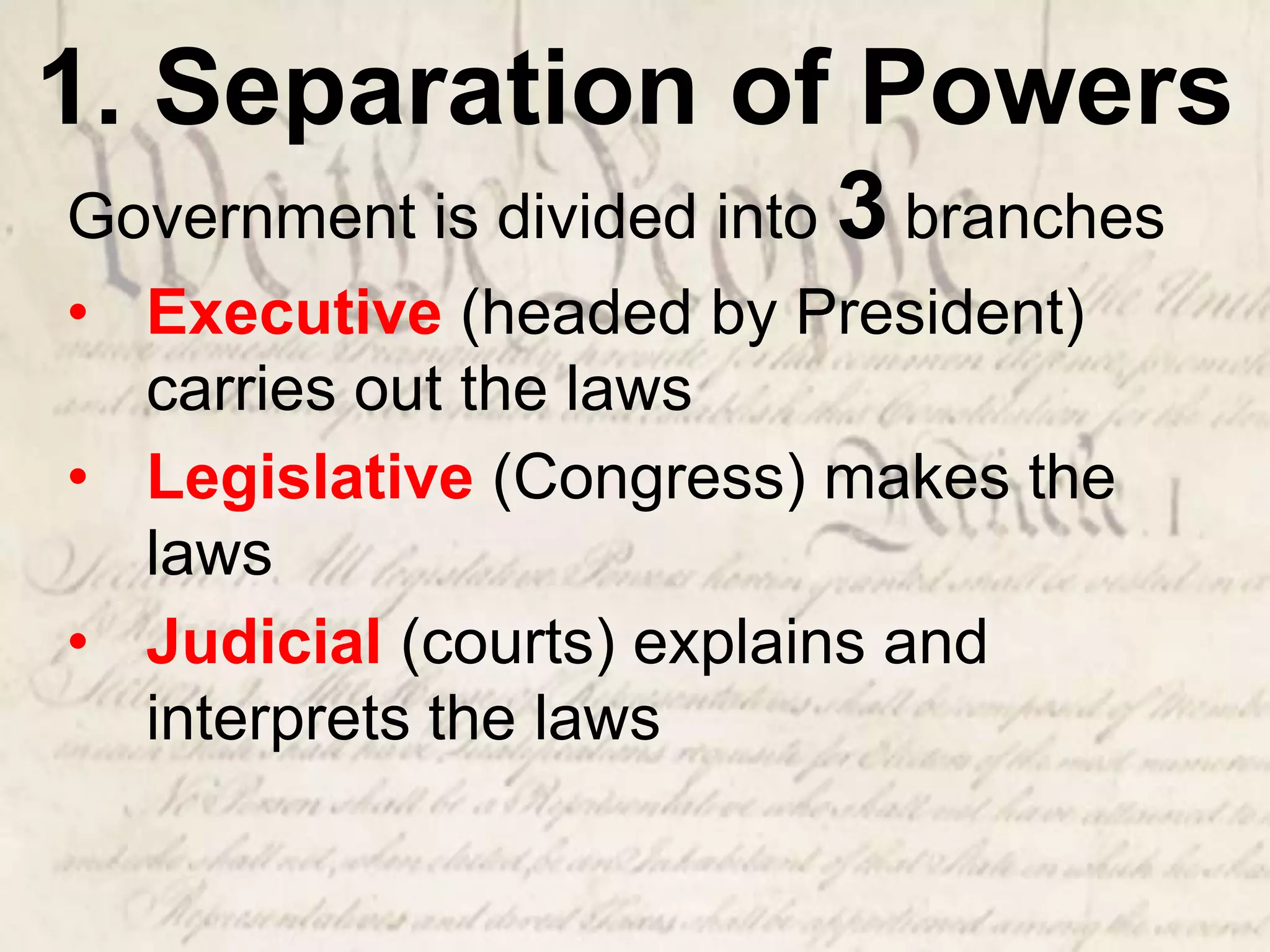 Hw#4 principles of the constitution | PPTX