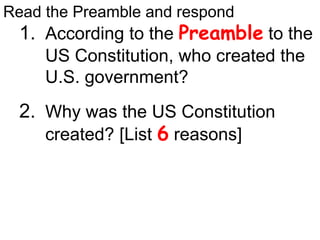 Hw#4 principles of the constitution | PPT | Free Download