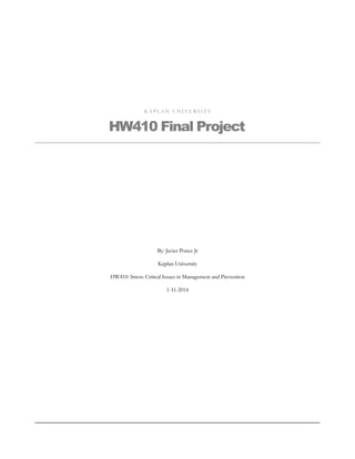 Hw410 final project | PDF