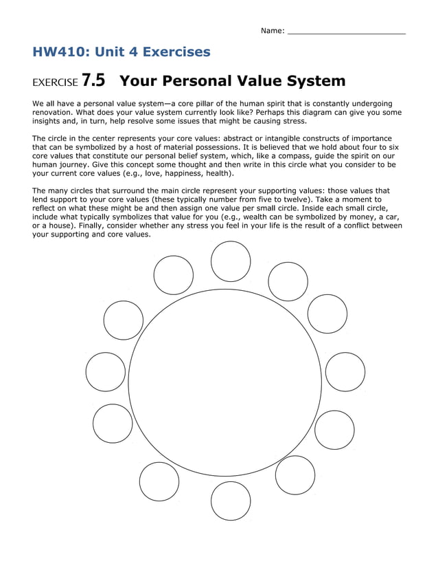 Hw410 u4 exercise | PDF