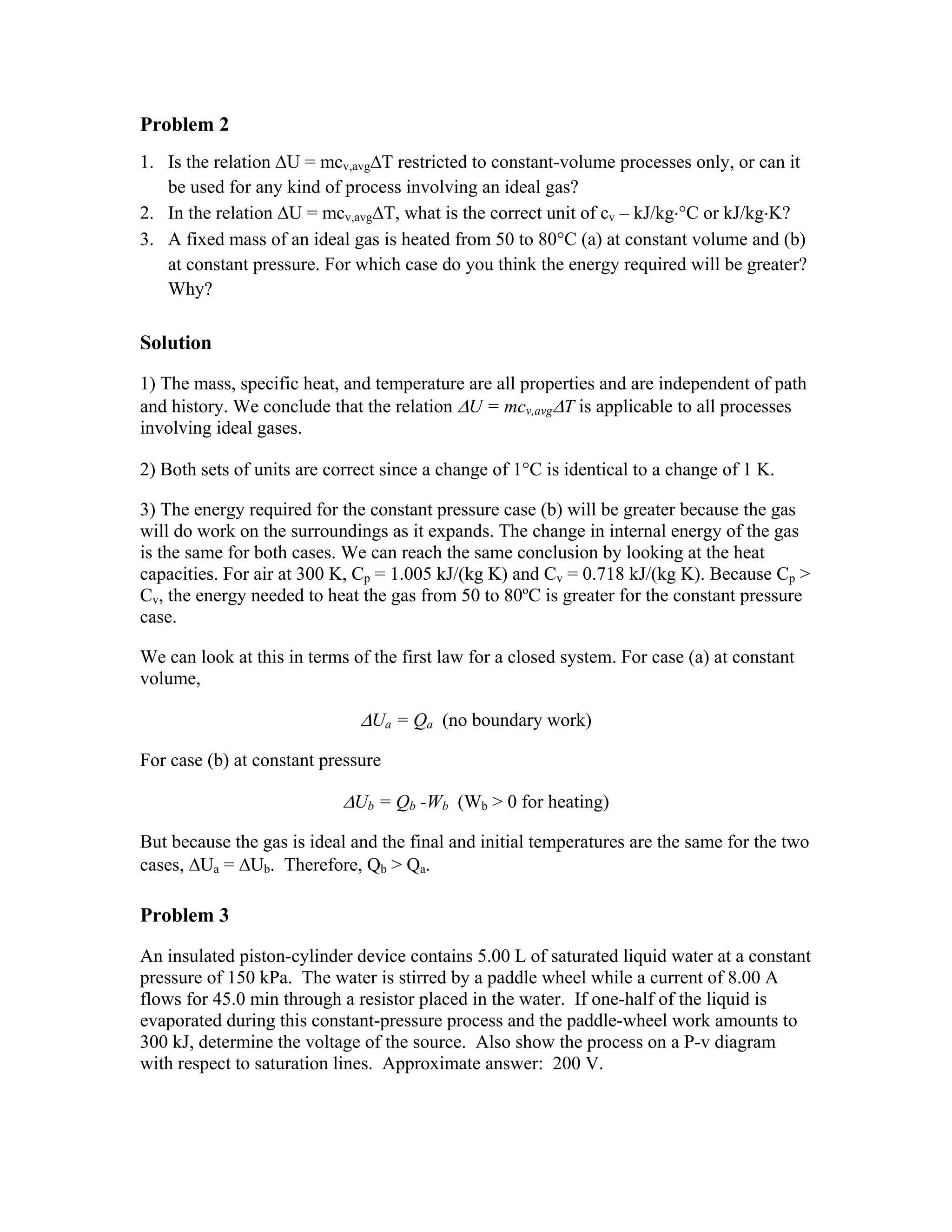 Thermodynamics Hw#5 | PDF | Chemistry | Science