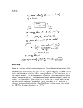 Thermodynamics Hw#5 | PDF | Chemistry | Science