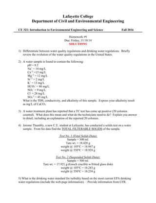 Hw9 solutions 16-1 | PDF