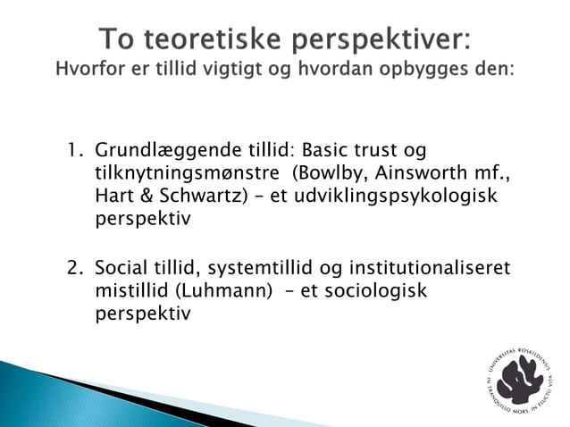Tillid og mistillid - veje til (undgå) marginalisering | PDF