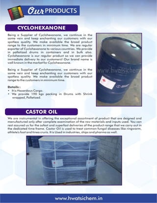 Acetone By Hwatsi Chemical Private Limited | PDF