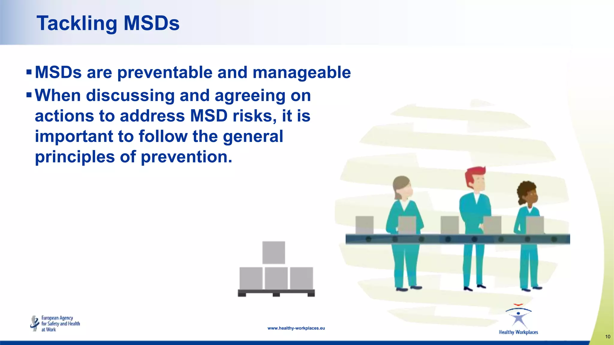 Introduction to Musculoskeletal Disorders (MSDs) prevention | PPTX