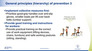 Introduction to Musculoskeletal Disorders (MSDs) prevention | PPTX