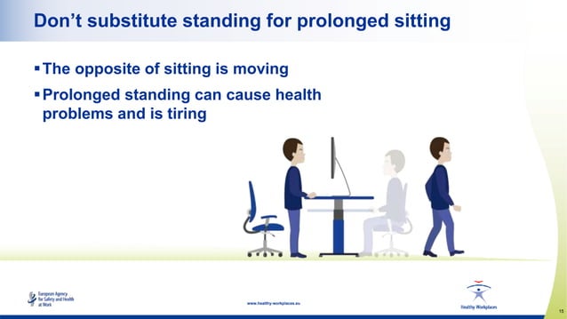 On the move — MSDs and avoiding prolonged static sitting at work | PPTX ...