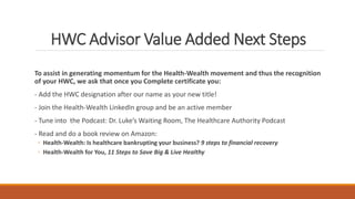 Hwc power point | PPTX