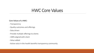 Hwc power point | PPTX