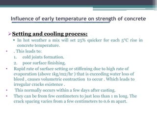 Hot Weather Concrete (Presentation) | PPTX