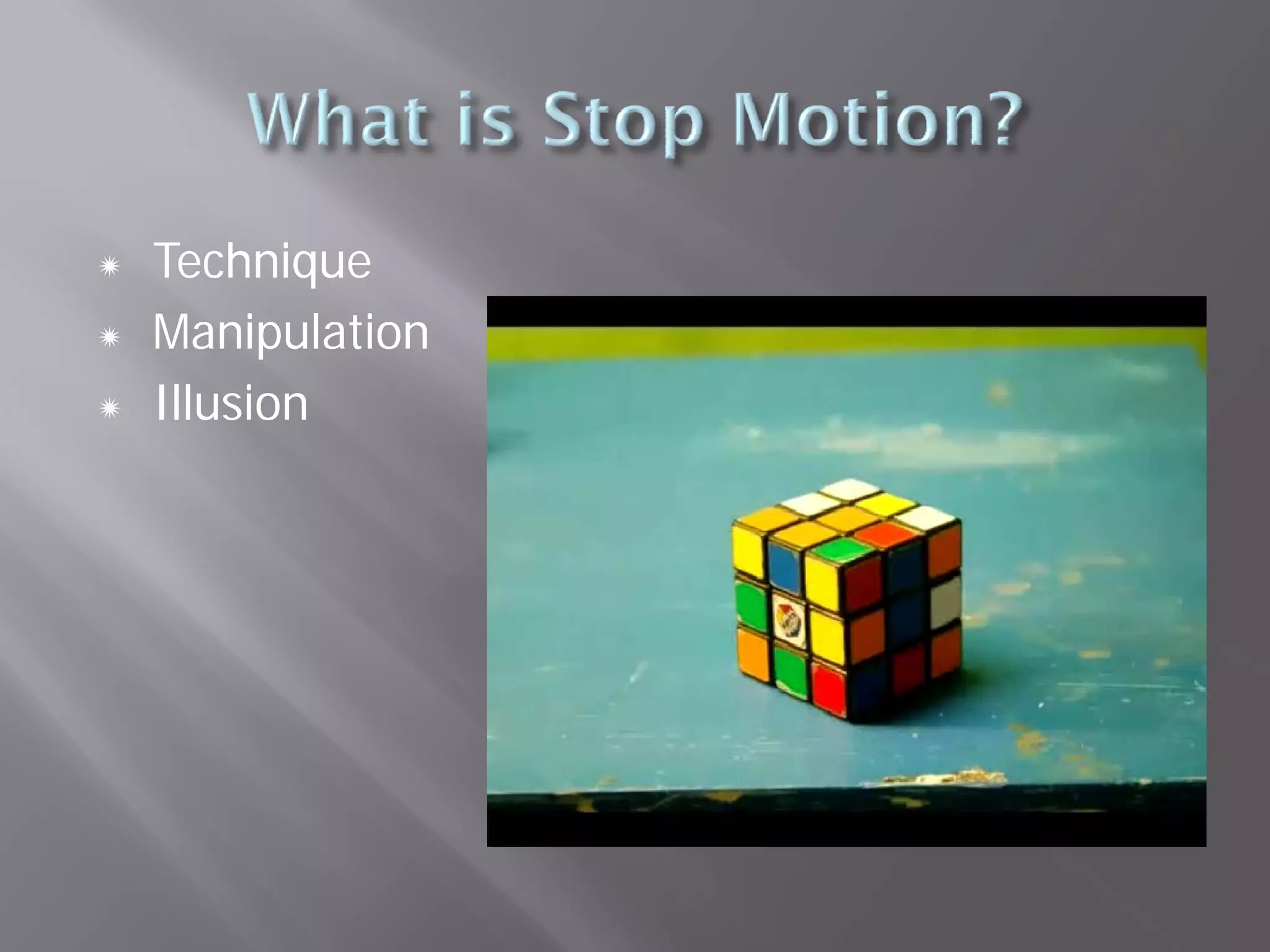 Stop Motion Animation | PPT