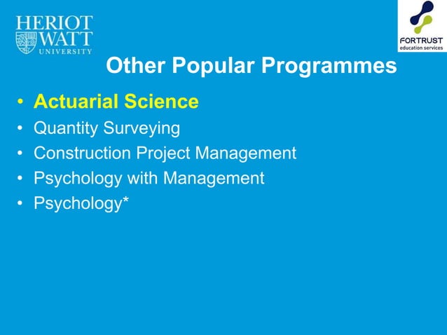 Heriot Watt University, Malaysia Campus | PPTX | Business ...