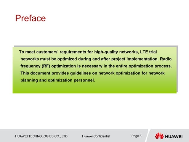 Hw lte rf-optimization-guide | PDF