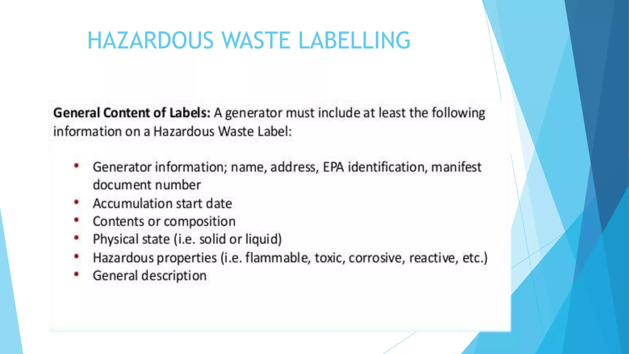 Hazardous-Waste Management | PPTX