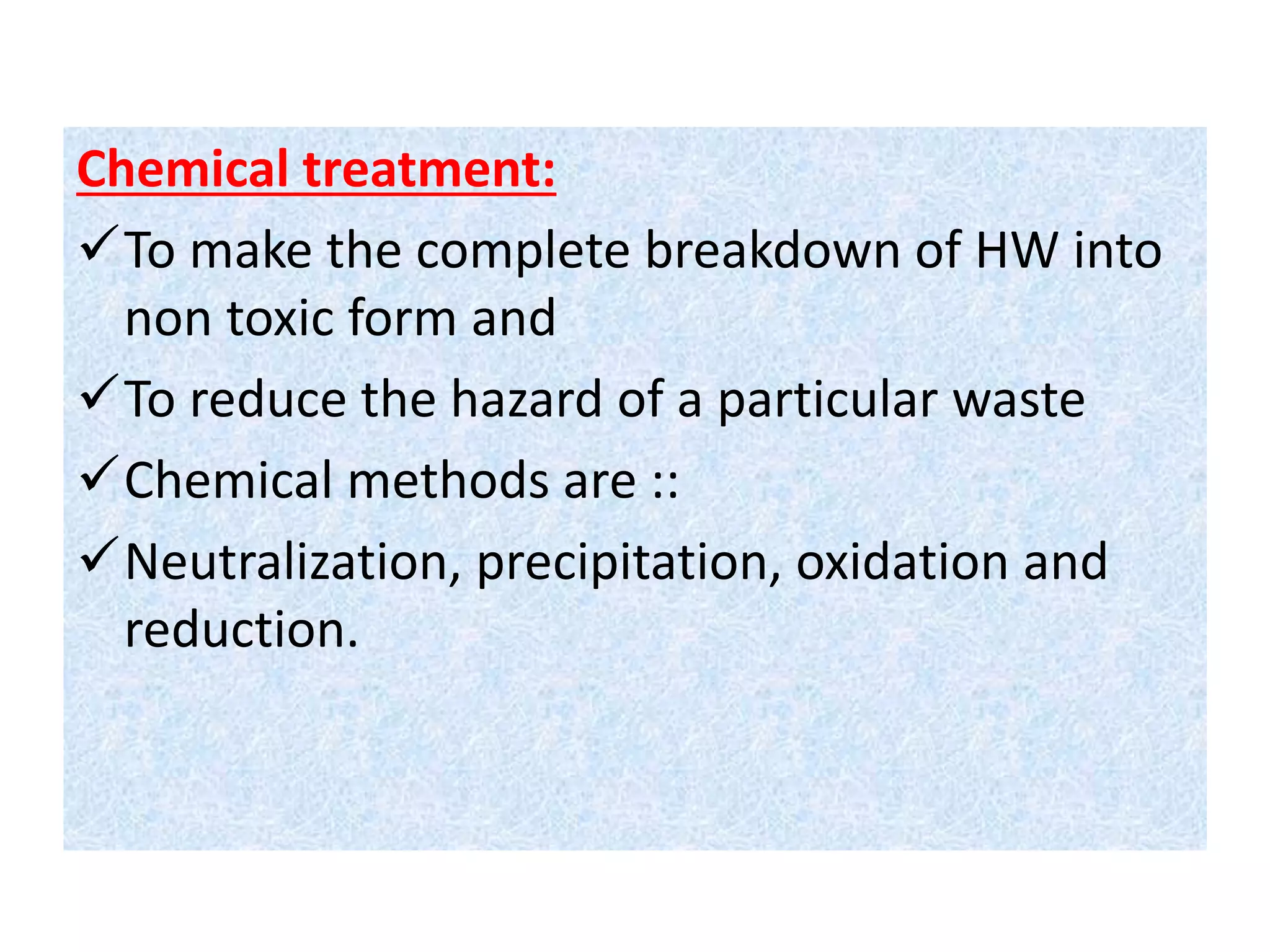 HAZARDOUS WASTE MANAGEMENT---PPT | PPTX