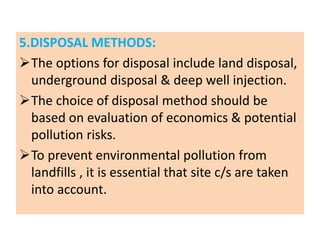 HAZARDOUS WASTE MANAGEMENT---PPT | PPTX