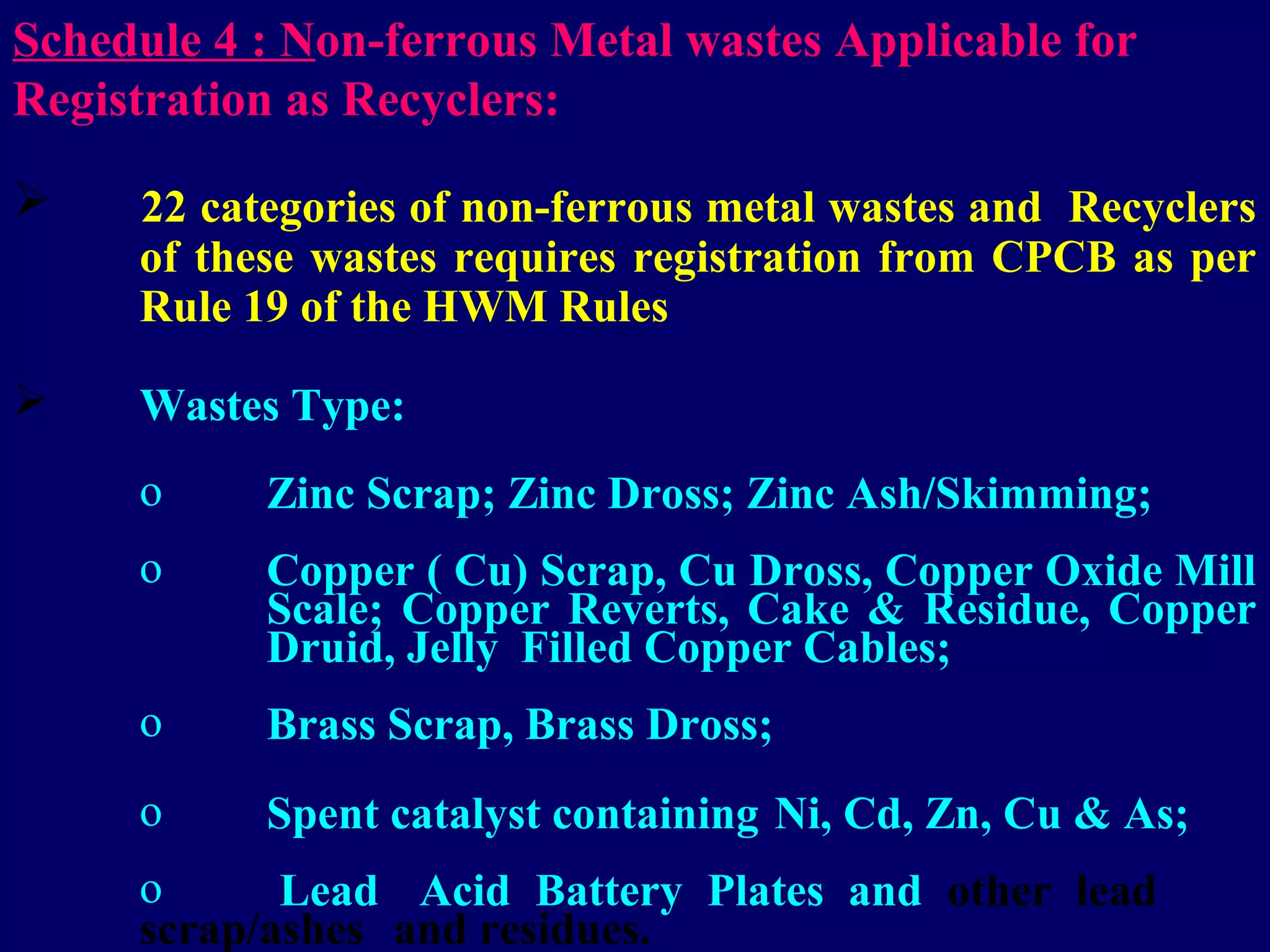 Hazardous waste ( management & handling ) rules, 1989 | PPT