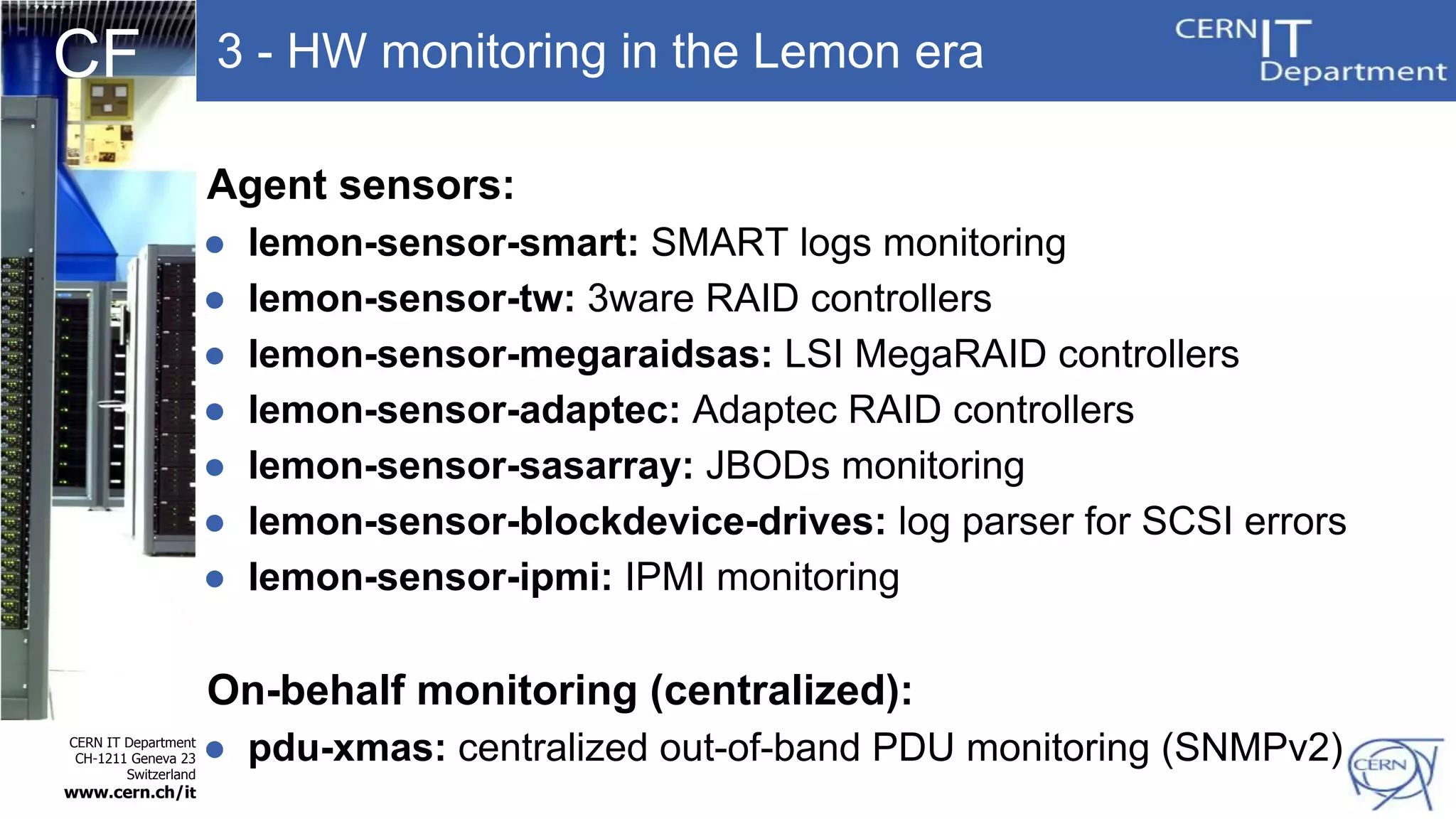 Hardware Monitoring With Collectd At Cern Pdf