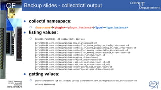 Hardware monitoring with collectd at CERN | PDF