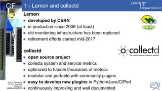 Hardware monitoring with collectd at CERN | PDF