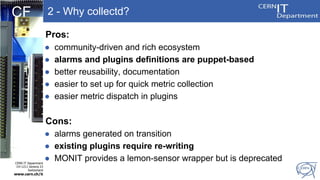 Hardware monitoring with collectd at CERN | PDF