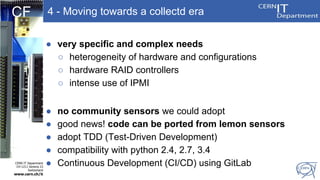 Hardware monitoring with collectd at CERN | PDF