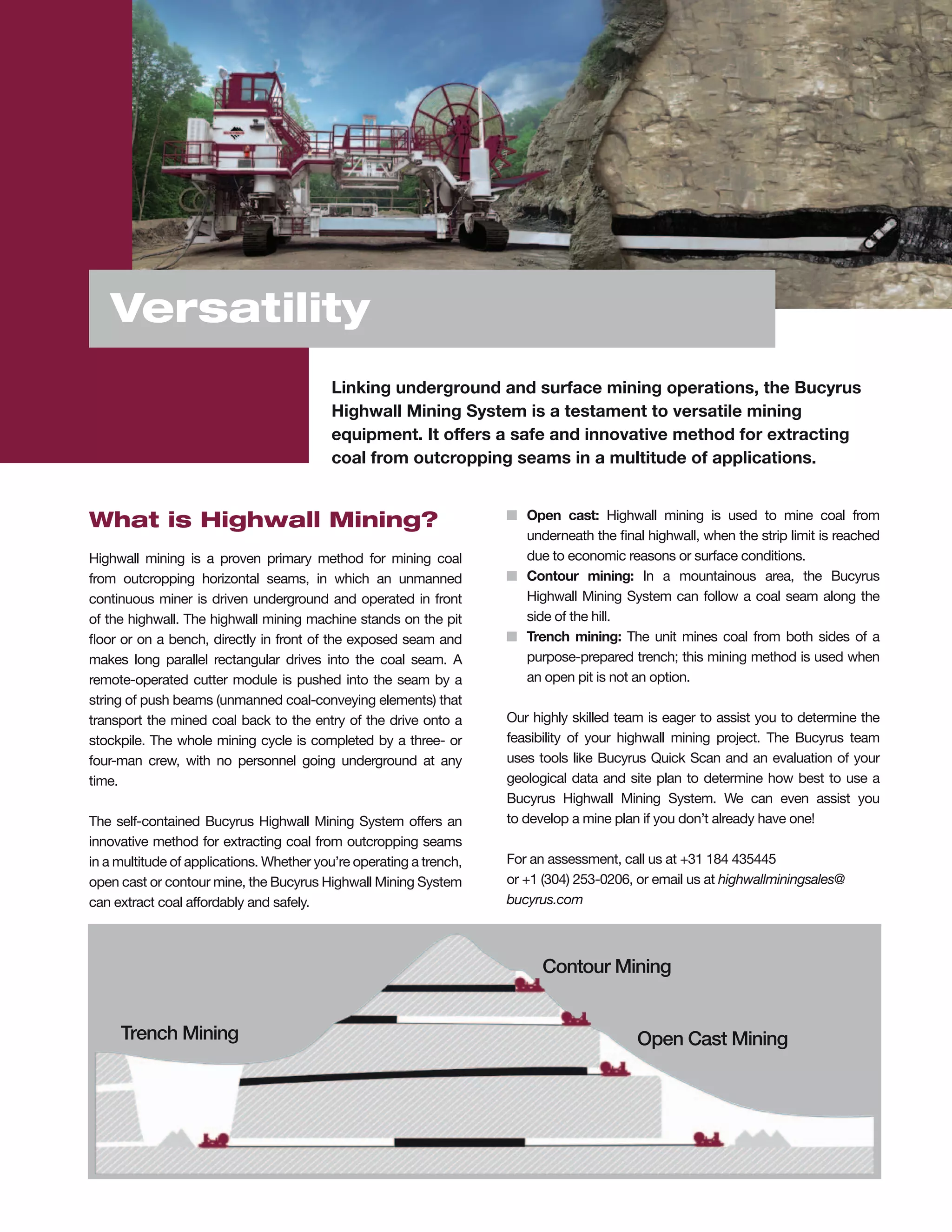 Highwall Mining System | PDF