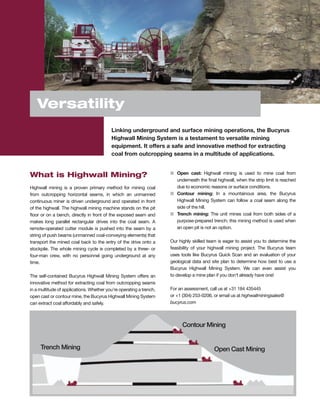 Highwall Mining System | PDF