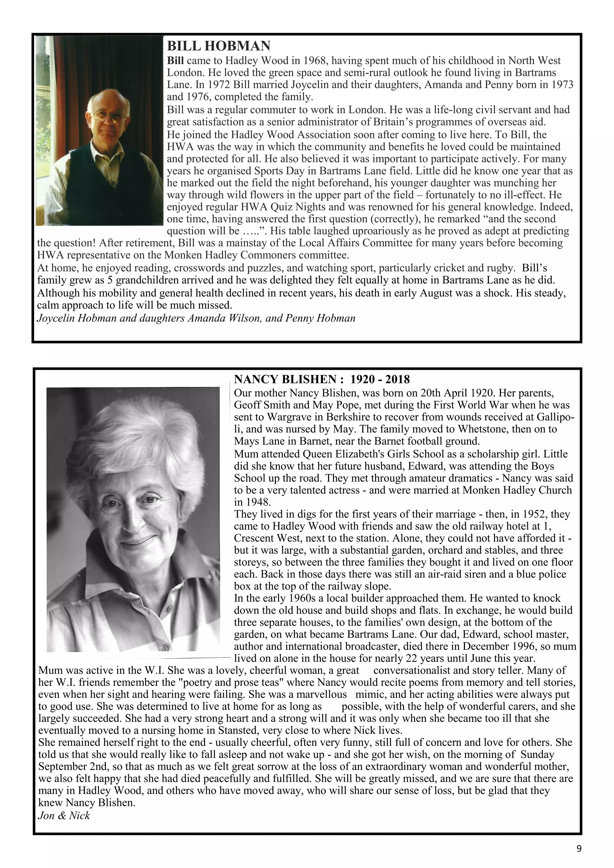 Hadley Wood News - September 2018 | PDF | Rail Travel | Travel Type