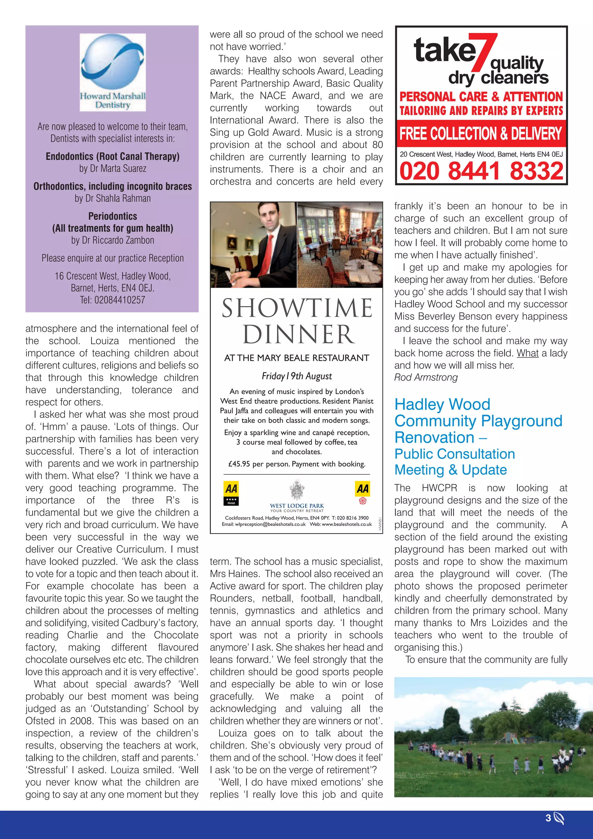 Hadley Wood News July 2011 | PDF
