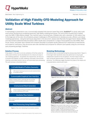 Validation of High Fidelity CFD Modeling Approach for Utility Scale Wind Turbines | PDF