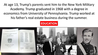 Biography of Donald Trump (45th US President) | PDF