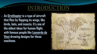 **The Fascinating World of Ornithopters: Emulating Nature's Flight** | PPT