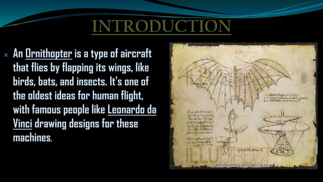**The Fascinating World of Ornithopters: Emulating Nature's Flight** | PPT