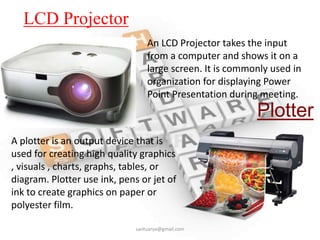 Various types of Hardware and Software | PPTX