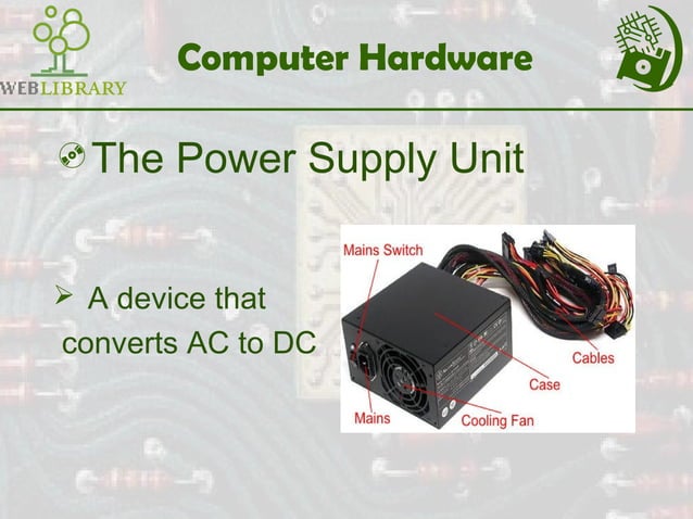 Presentation about computer hardware | PPT | Computer Peripherals | Computing