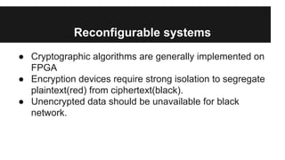 Security issues in FPGA based systems. | PDF