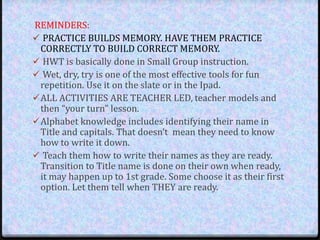 Hwt presentation to teachers | PPT