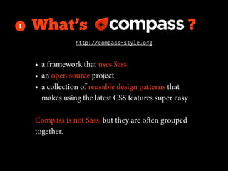 Sassive Aggressive: Level Up Your CSS with Sass | PPT