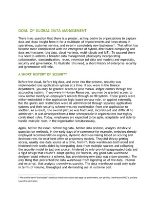 Global Data Management: Governance, Security and Usefulness in a Hybrid ...