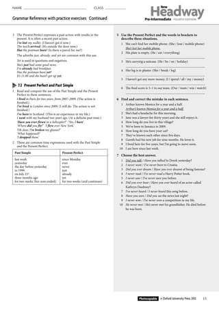 Hwy pre int_grammar_reference | PDF