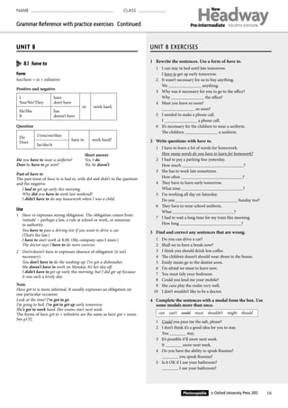 Hwy pre int_grammar_reference | PDF