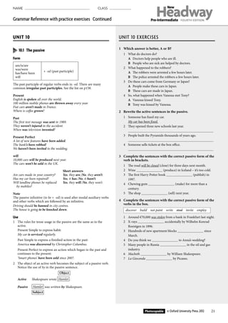 Hwy pre int_grammar_reference | PDF