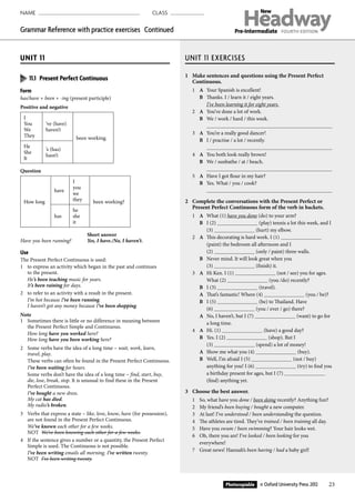 Hwy pre int_grammar_reference | PDF