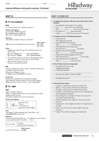 Hwy pre int_grammar_reference | PDF