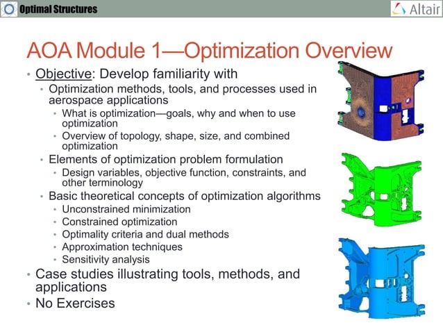 Structural Component Design Optimization for Additive Manufacture | PPT