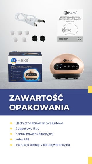 Elekryczna bańka antycellulitowa HAXE | PDF