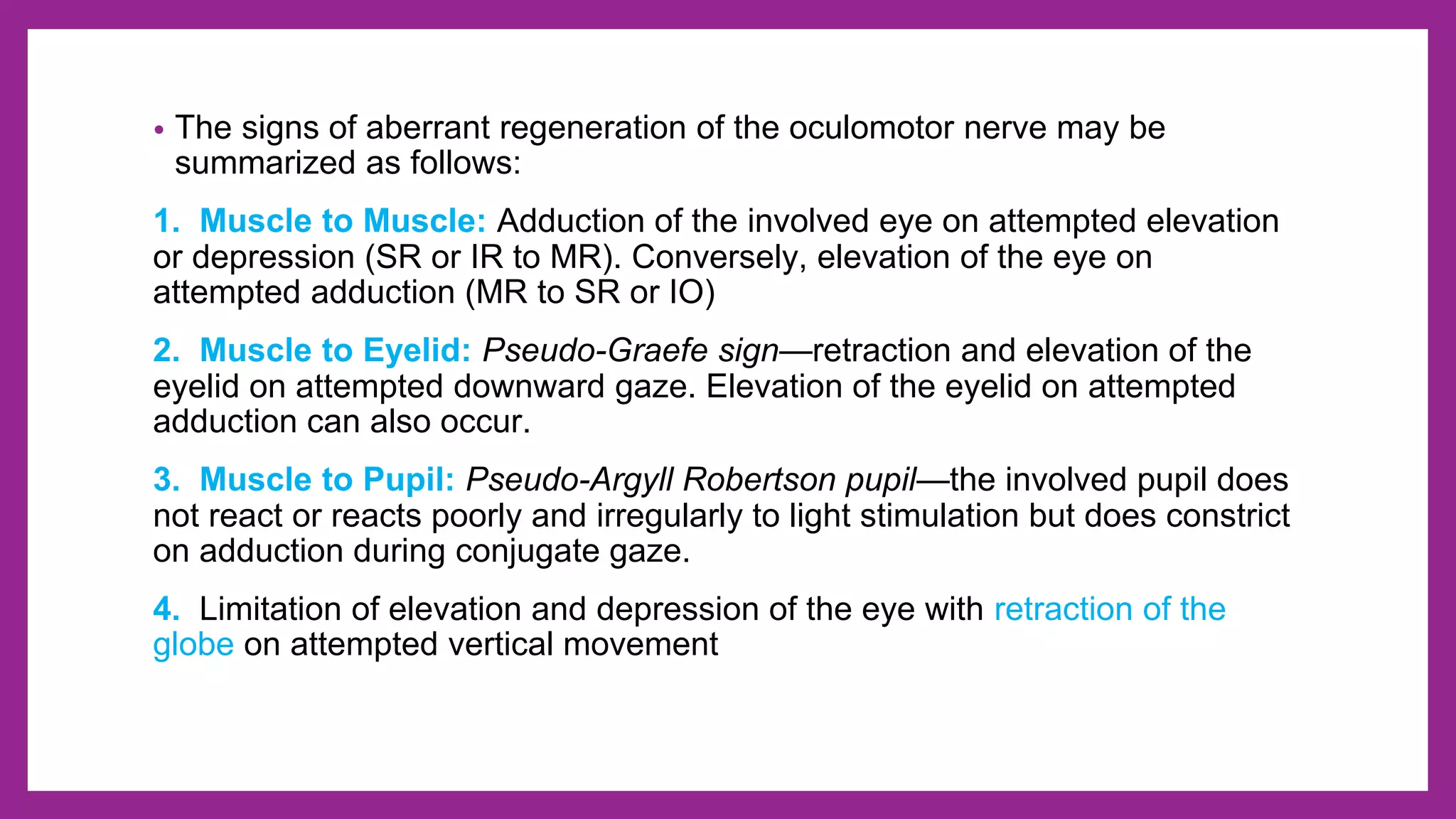 Ocular nerve palsy - 3rd, 4th and 6th cranial nerve palsy | PPTX
